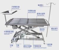 China Electric Veterinary Operating Table Stainless Steel Animal Operating Table for sale