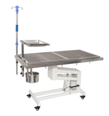 China Stainless Steel 304 Electric Veterinary Operating Table Animal Operation Table for sale
