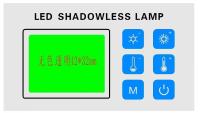 China Surgical Ceiling Mounted Operation Light LED Hospital Operating Lamp for sale