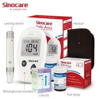 China Accurate Blood Glucose Meter Blood Glucose Monitor Blood Sugar Meter with 50 test Strips & 50 Sterile Lancets for sale