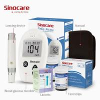 China Accurate Blood Glucose Meter Blood Glucose Monitor Blood Sugar Meter with 50 test Strips & 50 Sterile Lancets for sale