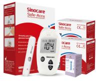 China Accurate Blood Glucose Meter Blood Glucose Monitor Blood Sugar Meter with 50 test Strips & 50 Sterile Lancets for sale