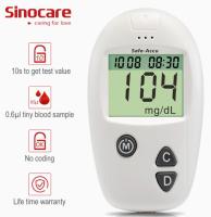 China Accurate Blood Glucose Meter Blood Glucose Monitor Blood Sugar Meter with 50 test Strips & 50 Sterile Lancets for sale