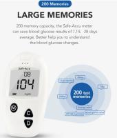China Accurate Blood Glucose Meter Blood Glucose Monitor Blood Sugar Meter with 50 test Strips & 50 Sterile Lancets for sale