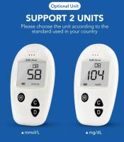 China Accurate Blood Glucose Meter Blood Glucose Monitor Blood Sugar Meter with 50 test Strips & 50 Sterile Lancets for sale