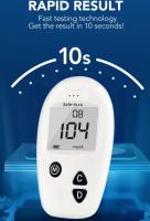 China Accurate Blood Glucose Meter Blood Glucose Monitor Blood Sugar Meter with 50 test Strips & 50 Sterile Lancets for sale