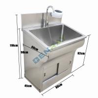 China Stainless Steel induction faucet Wash Sink for one Person for sale