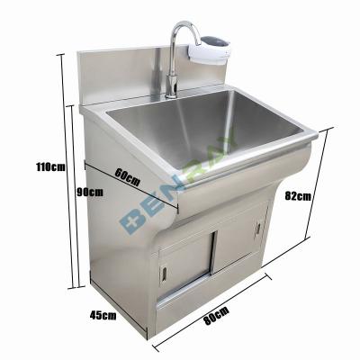 China Stainless Steel induction faucet Wash Sink for one Person for sale
