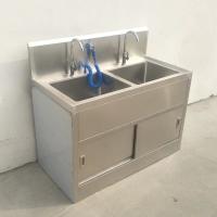 China Stainless Steel Induction Faucet Wash Sink For 2 People for sale