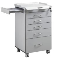 China 5 Drawers Dental Cabinet With Side Tray for sale