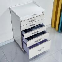 China 5 Drawers Dental Cabinet With Side Tray for sale