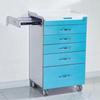 China 5 Drawers Dental Cabinet With Side Tray for sale