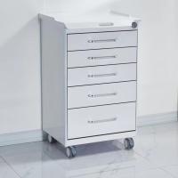 China 5 Drawers Dental Cabinet With Side Tray for sale