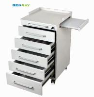 China 5 drawers dental cabinet Stainless steel for sale