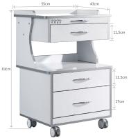 China 3 Drawers Dental Cabinet for sale