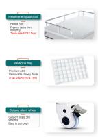 China Stainless Steel Medcine Trolley for sale