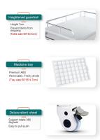 China Stainless Steel Medcine Trolley for sale