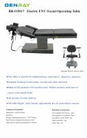 China Electric-motor Facial operating table for sale