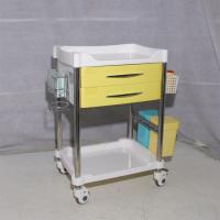 China Hospital Trolley ABS Clinical Trolley With Drawer for sale