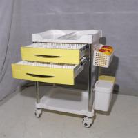 China Hospital Trolley ABS Clinical Trolley With Drawer for sale