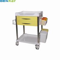 China Hospital Trolley ABS Clinical Trolley With Drawer for sale