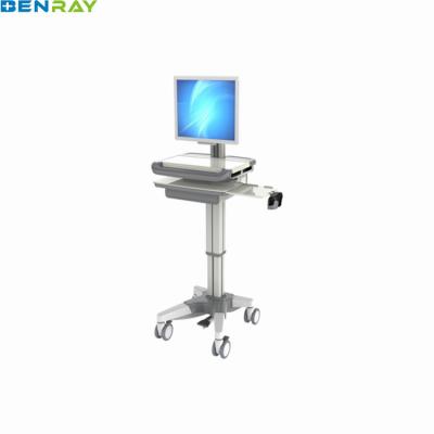 China Hospital Computer Trolley computer cart Doctor workstation computer trolley for sale