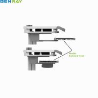China Hospital Computer Trolley computer cart Doctor workstation computer trolley for sale