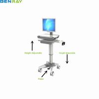 China Hospital Computer Trolley computer cart Doctor workstation computer trolley for sale