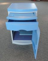 China Hospital ABS Bedside Cabinet With Drawer for sale