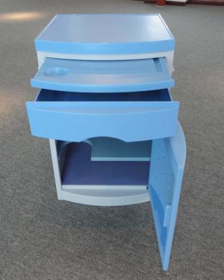 China Hospital ABS Bedside Cabinet With Drawer for sale