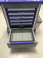 China Hospital Nursing Cart ABS Medicine Trolley for sale