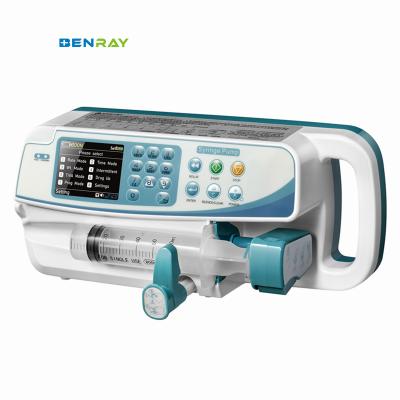 China High Precision Portable Medical Syringe Infusion Pump Auto Syringe Recognition Stackable Clinical Infusion Equipment with Audio Visual Alarm for sale