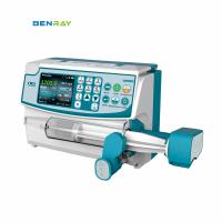 China High Precision Portable Medical Syringe Infusion Pump Auto Syringe Recognition Stackable Clinical Infusion Equipment with Audio Visual Alarm for sale