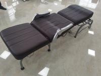 China Folding Ajustable Hospital Luxurios Attendant Chair Officer Rest Bed for sale