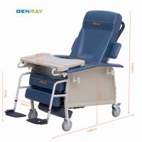 China Folding Ajustable Hospital Luxurios Residential Recliner Chair Bed for sale