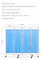 China Foldable Stainless Steel Bed Screen optional color material size for sale