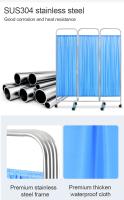 China Foldable Stainless Steel Bed Screen optional color material size for sale