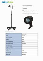 China Halogen Mobile Stand Exam Lamp Examination Light Operating Lamp for sale