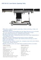 China Hospital Operating Table Bed C-arm Electric Operating Table for sale
