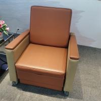 China Folding Ajustable Hospital Luxurios Patient Ward Attendant Chair Bed for sale