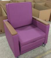 China Folding Ajustable Hospital Luxurios Patient Ward Attendant Chair Bed for sale