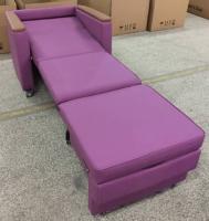 China Folding Ajustable Hospital Luxurios Patient Ward Attendant Chair Bed for sale