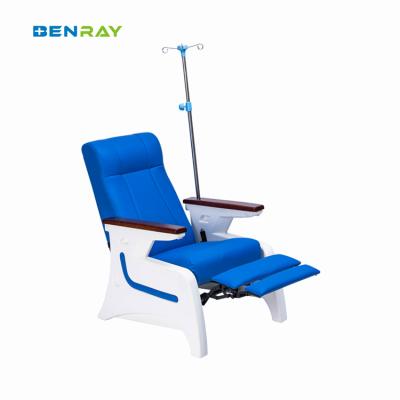 China Comfortable Folding Ajustable Hospital Luxurious Patient Transfusion Chair for sale
