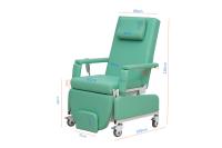 China Mobile Comfortable Folding Ajustable Hospital Medical Electric Blood Donation Collection Chair for sale
