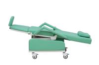 China Mobile Comfortable Folding Ajustable Hospital Medical Electric Blood Donation Collection Chair for sale