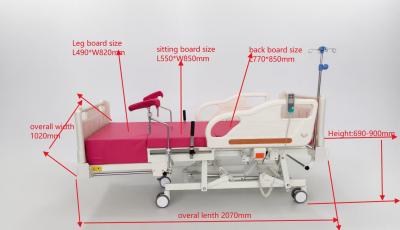China Hospital Clinic Gynecology Obstetrics Electric Delivery Operating Table Bed for sale