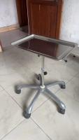 China Mobile Adjustable Stainless Steel Hospital Medical Mayo Table tray cart for sale