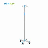 China Mobile movable hospital medical stainless steel iV pole IV stand for sale