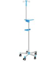 China Mobile movable hospital medical Infusion stainless steel IV pole IV stand for sale