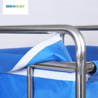 China hospital Stainless steel Dirty linen cart waste utility trolley Hospital Nursing Laundry Trolley for sale